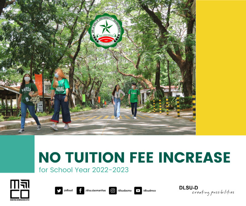 No Tuition Hike For A Y 2022 2023 DLSU Dasmari as No Tuition Hike For A Y 2022 2023 DLSU Dasmari as