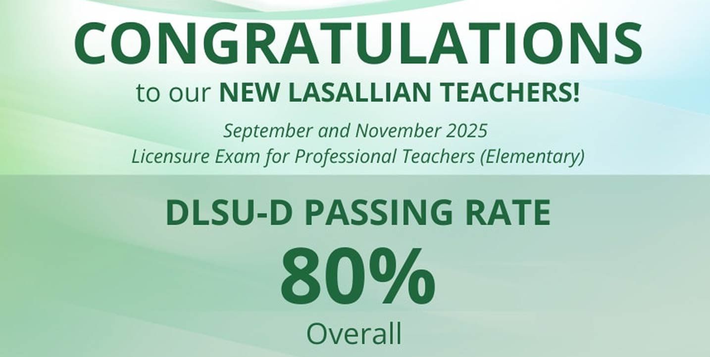 DLSU-D Exceeds National Average in LET| DLSU - Dasmariñas