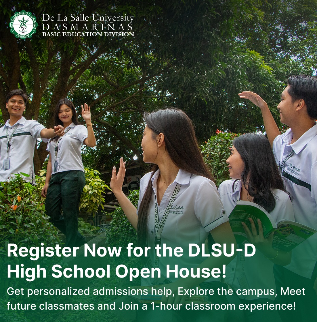 DLSU-D High School Hosts Open House| DLSU - Dasmariñas